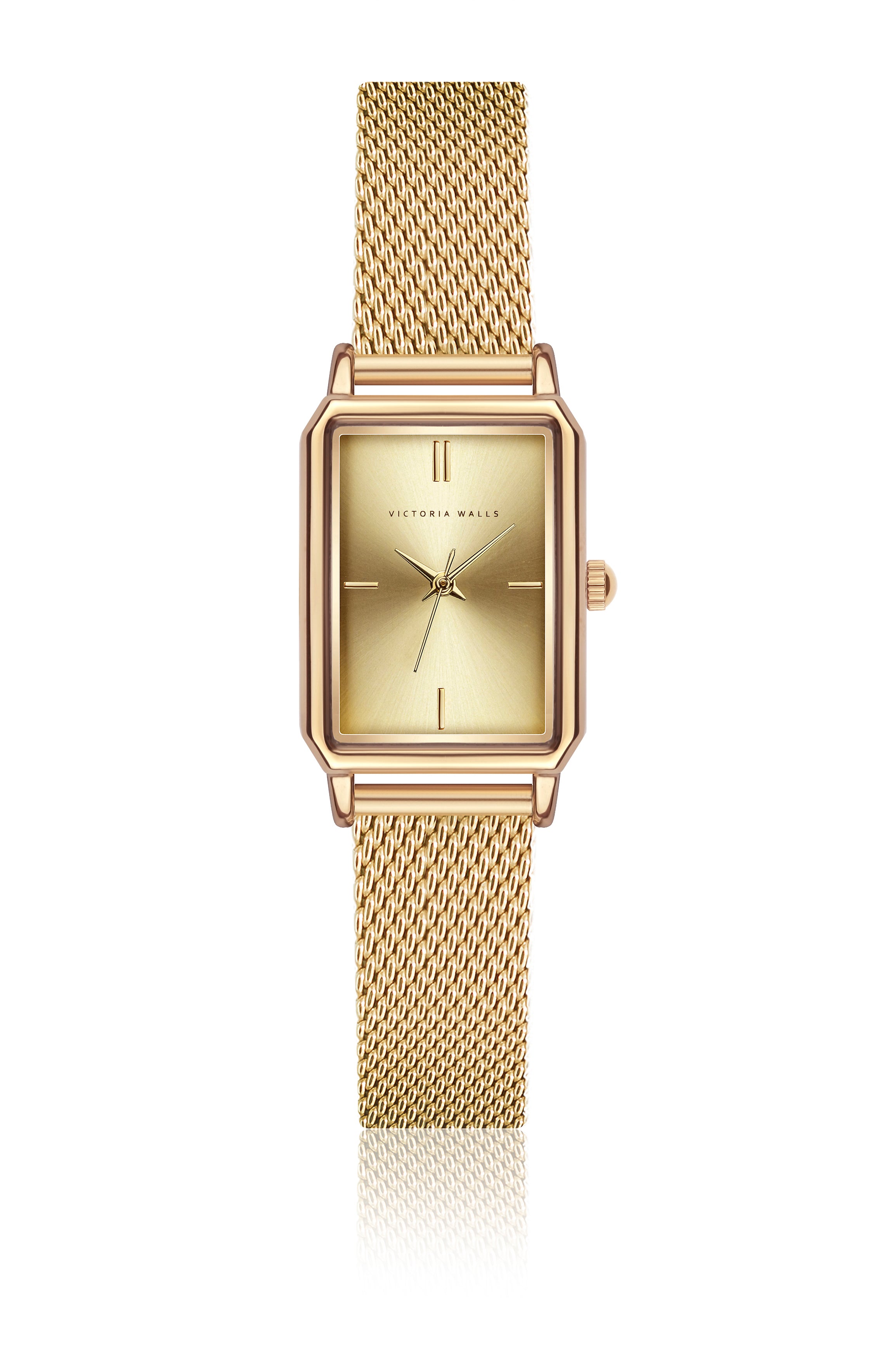 Jolie Gold Mesh watch